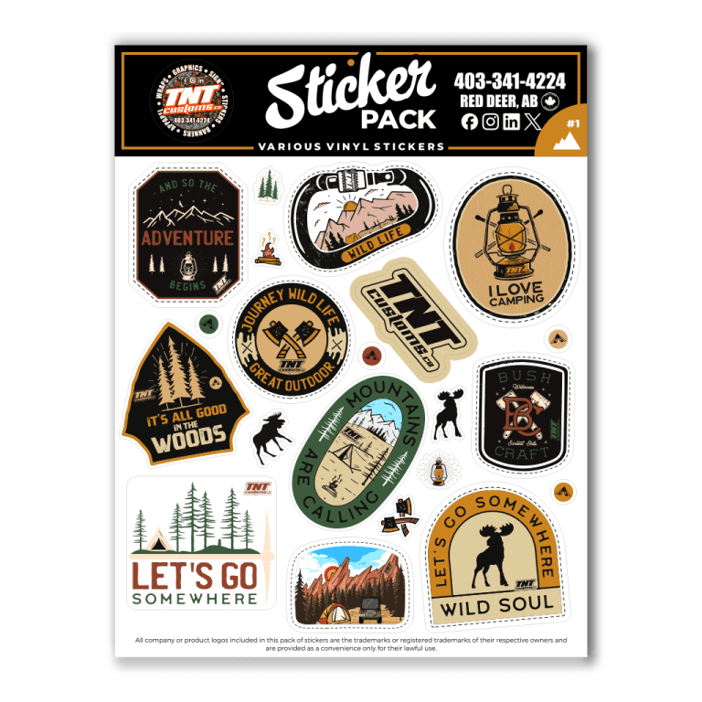 Outdoor Pack 1 | TNT Customs Graphics & Signs